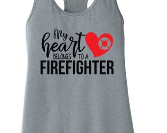 Firefighter Tank Top - Etsy