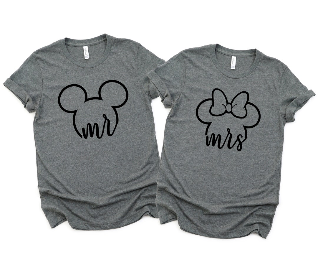 Mr. and Mrs. Minnie and Mickey Mouse Matching Disney Shirts - Disney ...