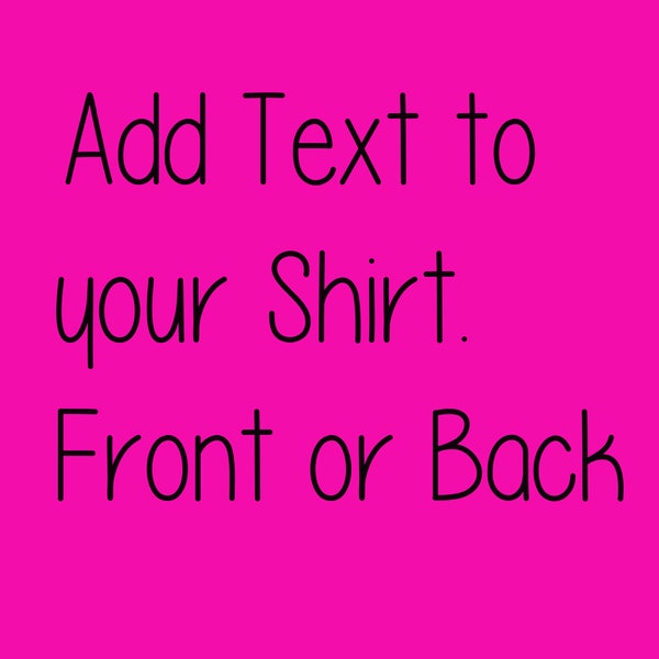 Text Tshirt - Etsy