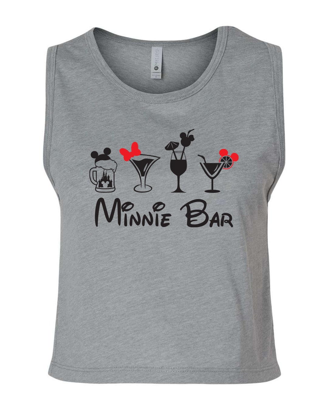 Minnie Bar Adult Crop Top- Drinks - Epcot Food and Wine - Ears ...
