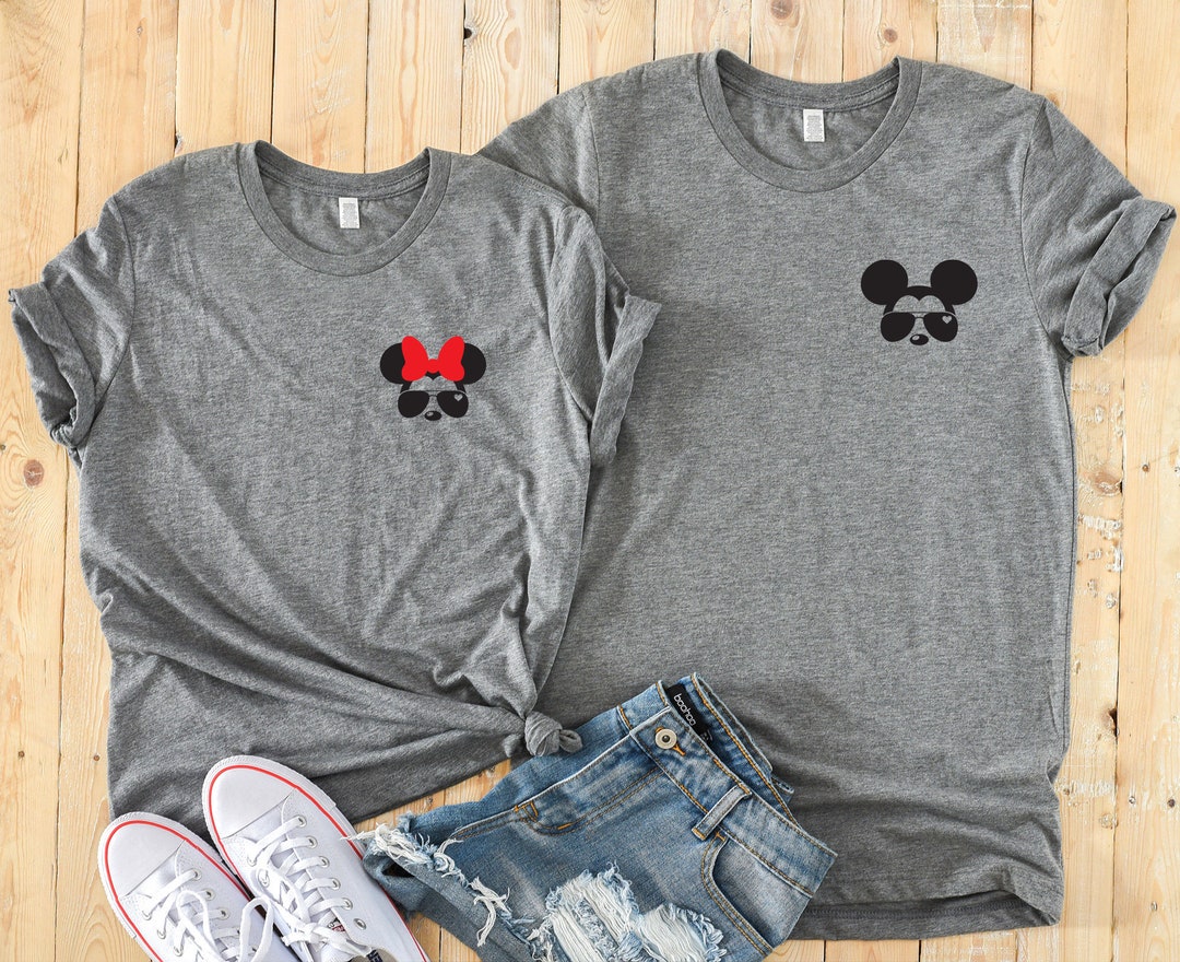 Aviator Mickey and Minnie Mouse Custom Matching Disney Shirts - Disney ...