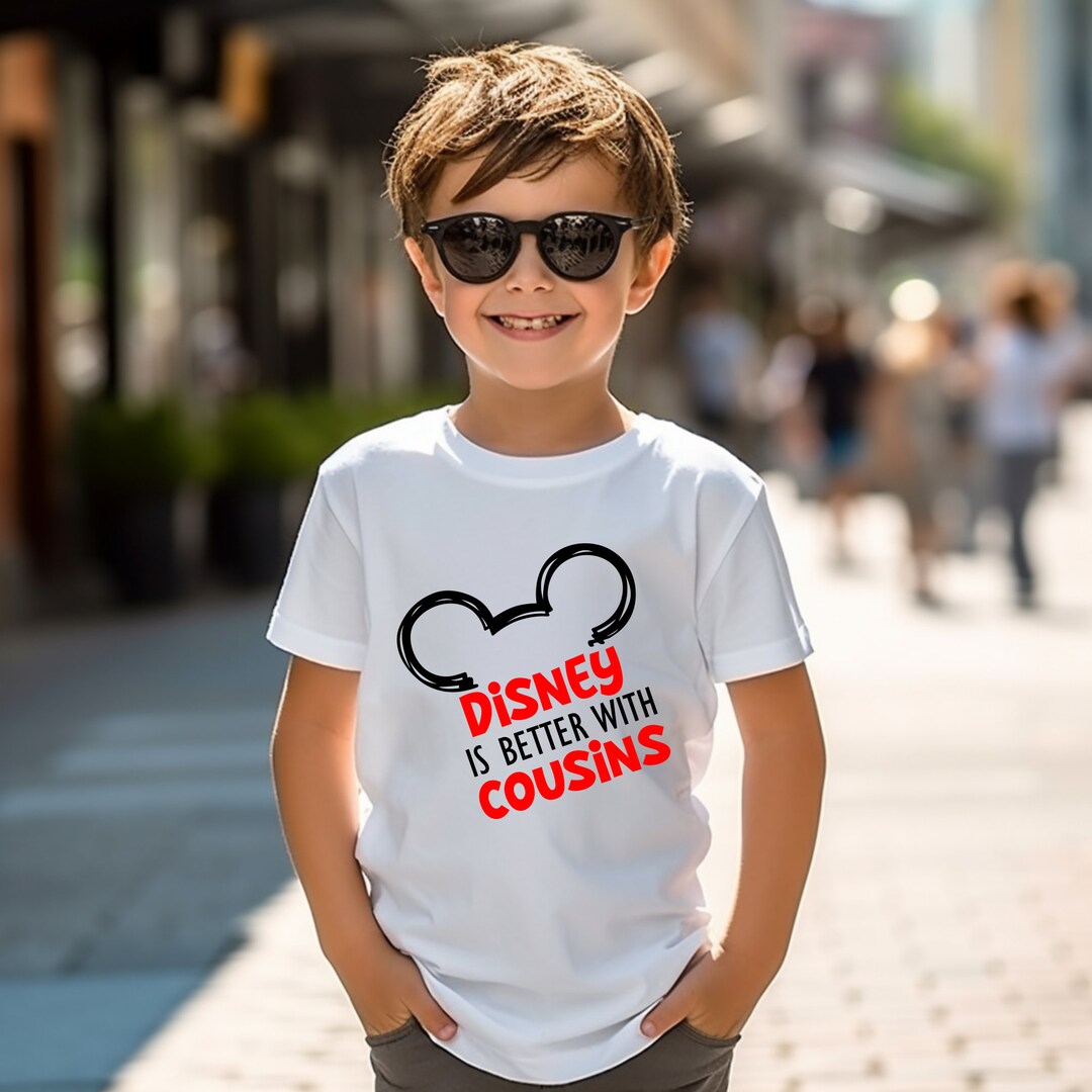 Disney is Better With Cousins - Mickey Mouse Youth Boys Disney T Shirt ...