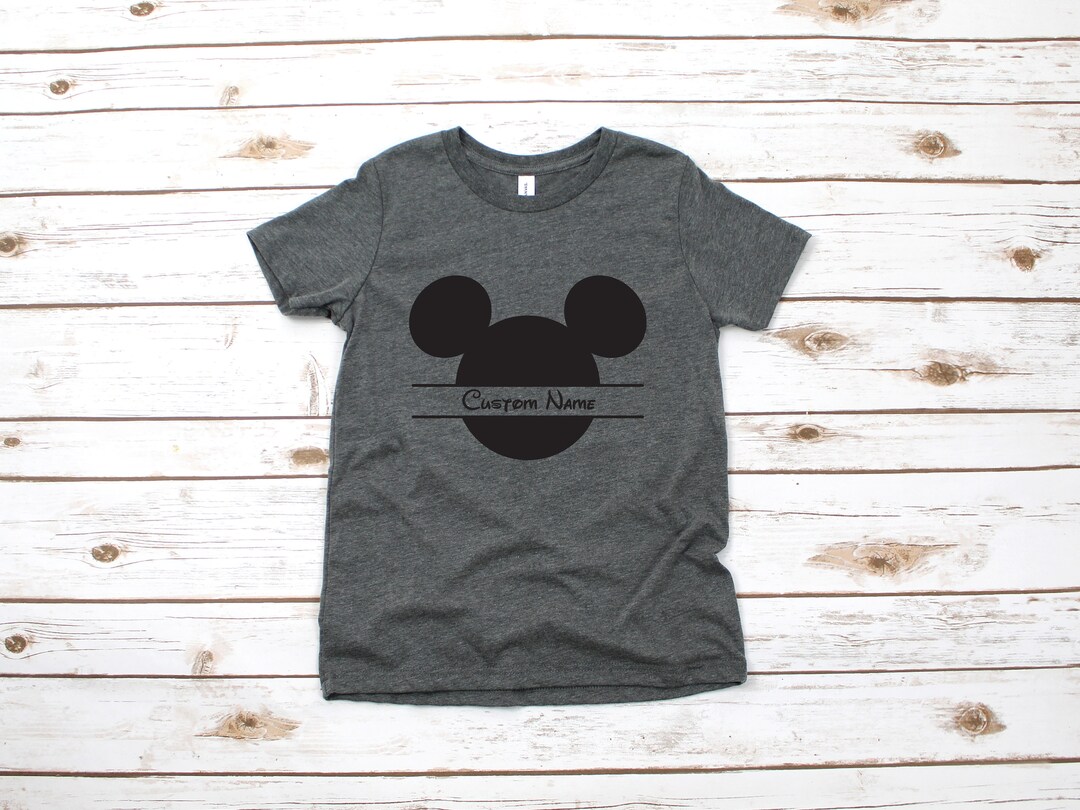Custom Mickey Mouse Monogram Shirt Infant Toddler Youth Disney T Shirt ...