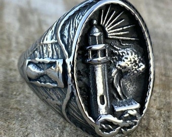 Lighthouse Ring | Etsy