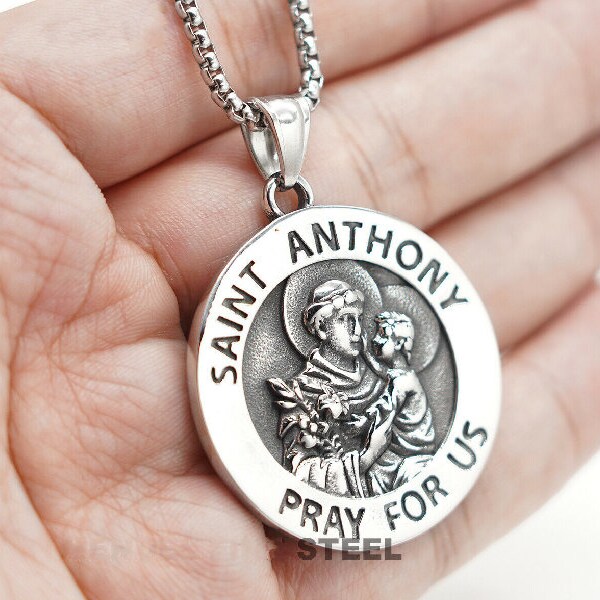 St. Anthony Necklace - Etsy