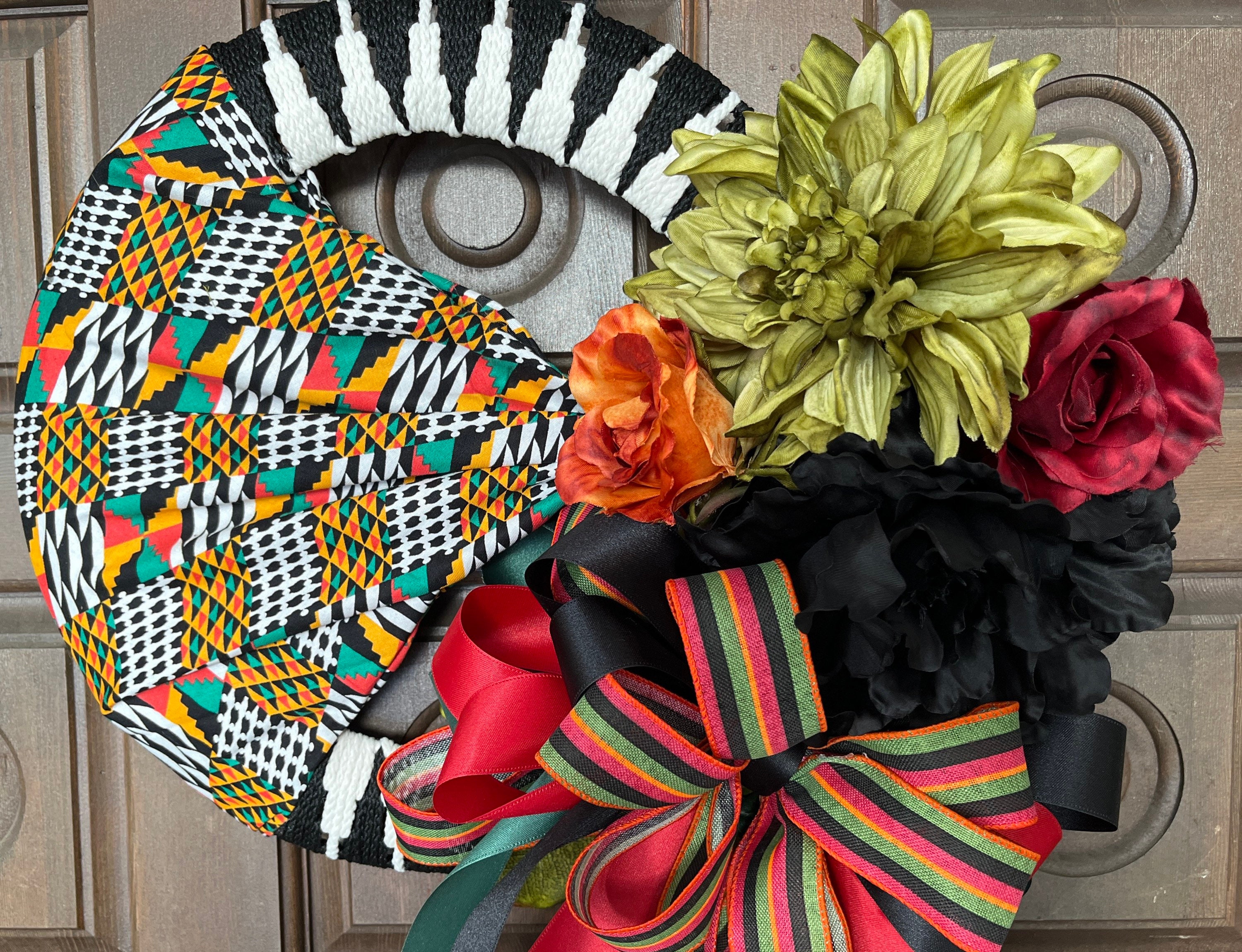 African Weave Wreath - Etsy