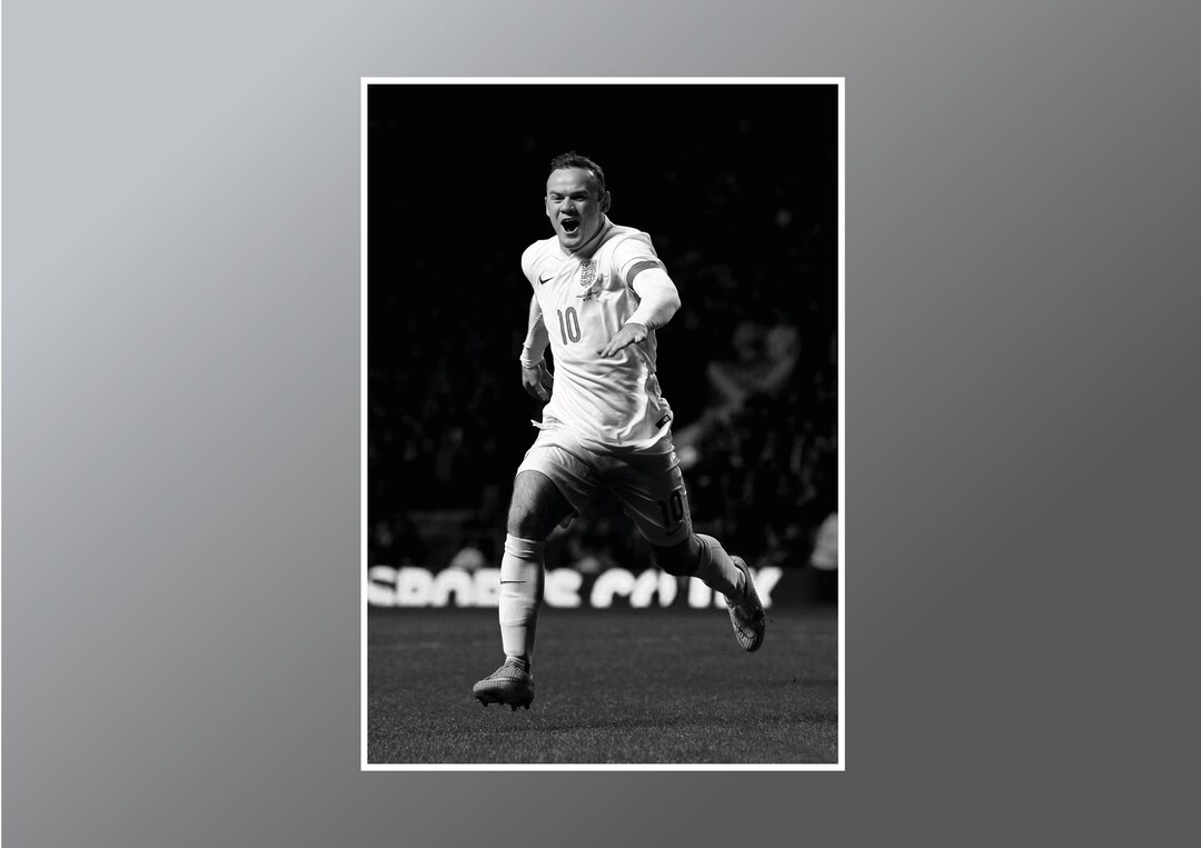 Wayne Rooney Print - Etsy
