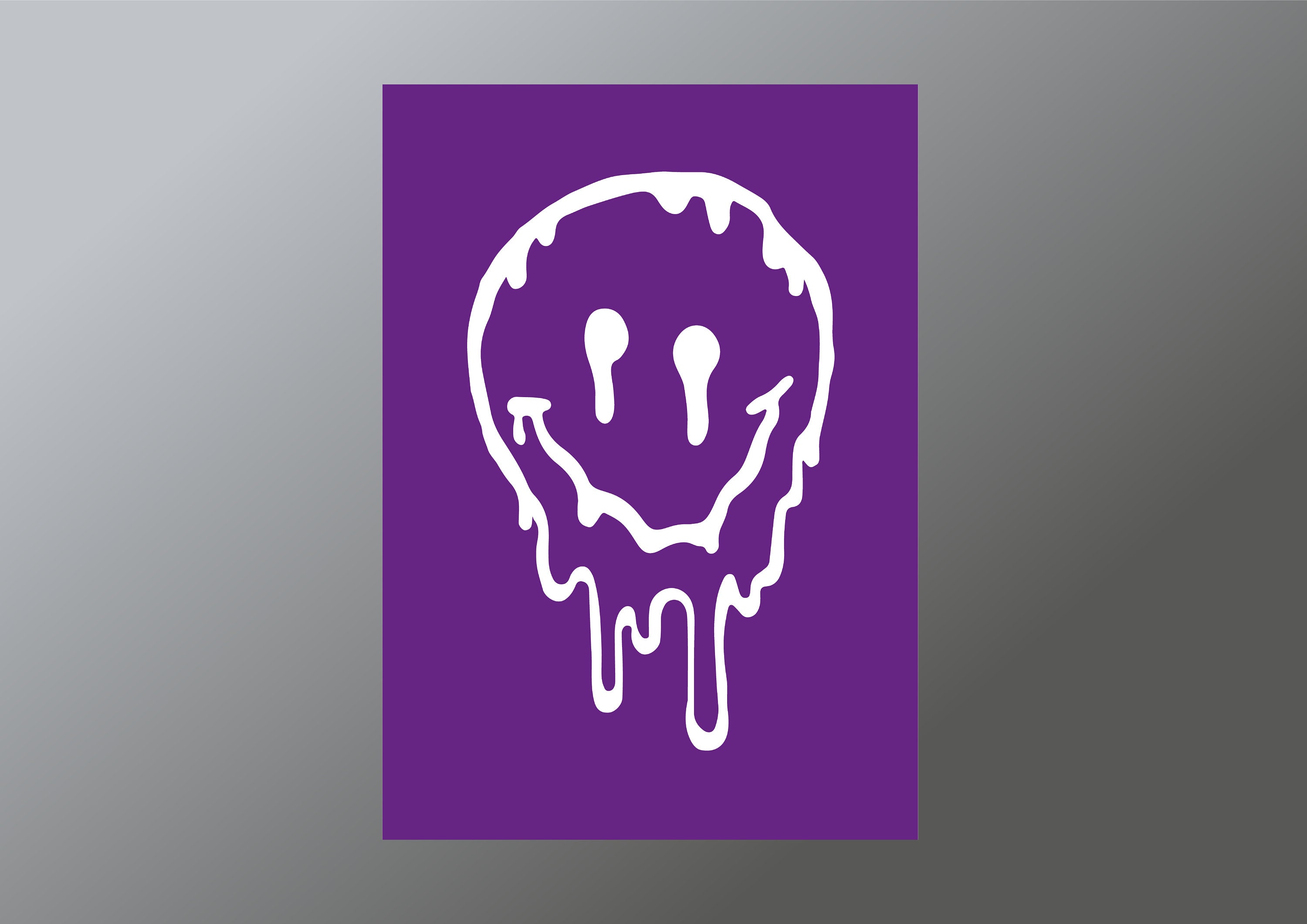 Smiley Face Print Personalised ANY COLOURS - Etsy UK