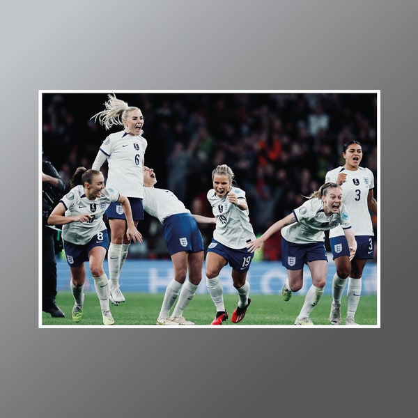 England Lionesses Poster - Etsy UK