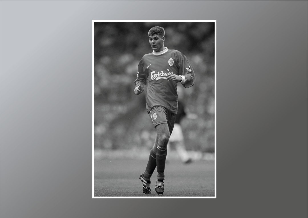 Impresión joven Steven Gerrard - Etsy España