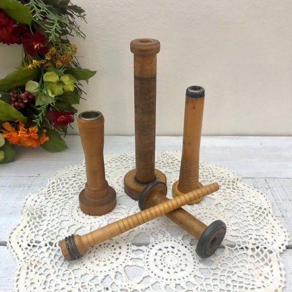 Wooden Bobbins - Etsy