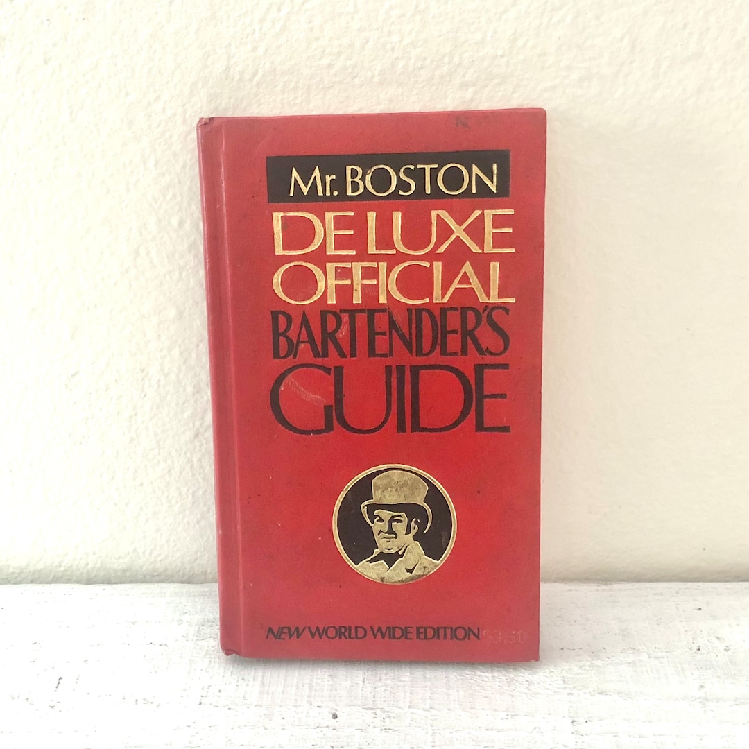 Mr Boston Deluxe Official Bartenders Guide - Etsy