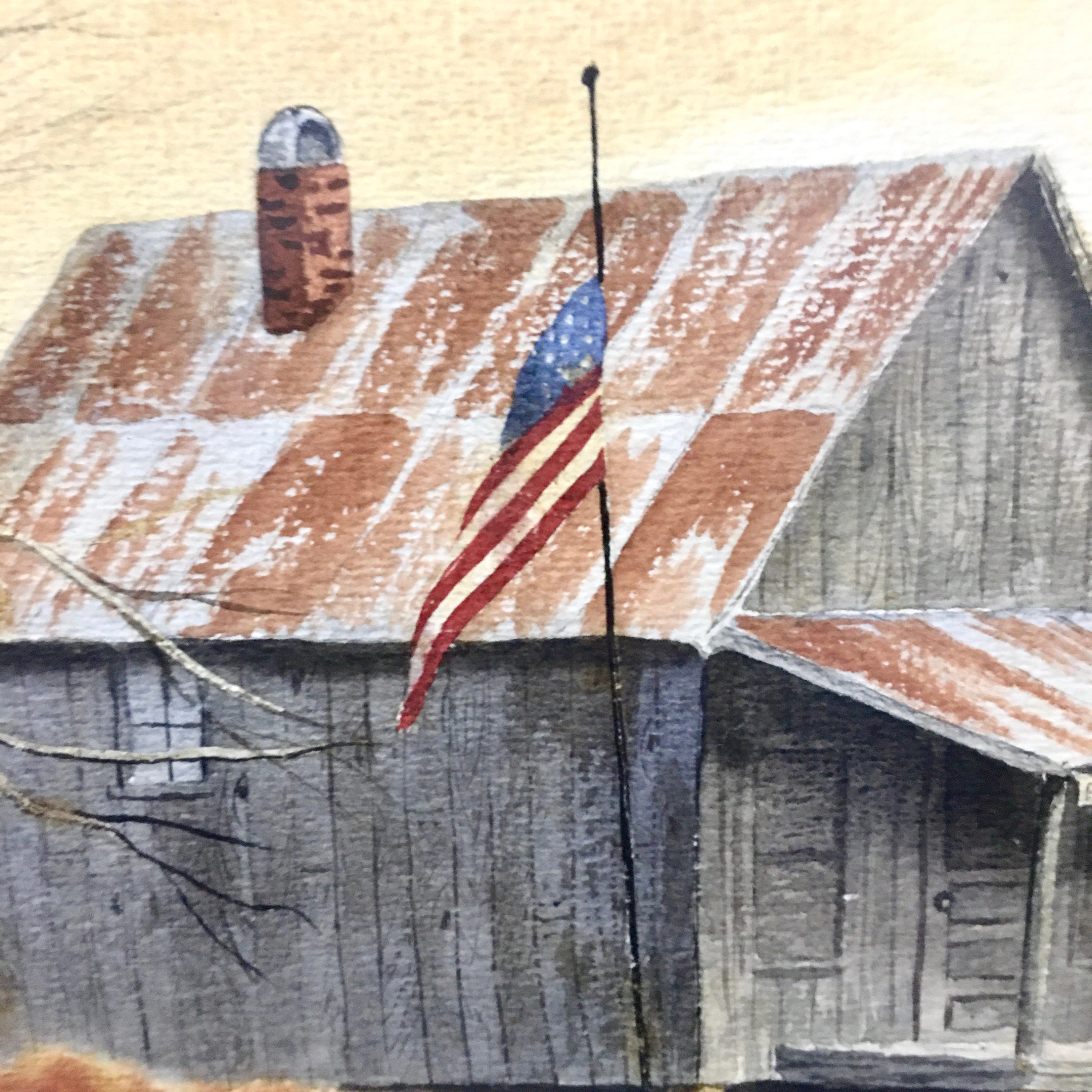 Signed Framed Watercolor Painting - Etsy