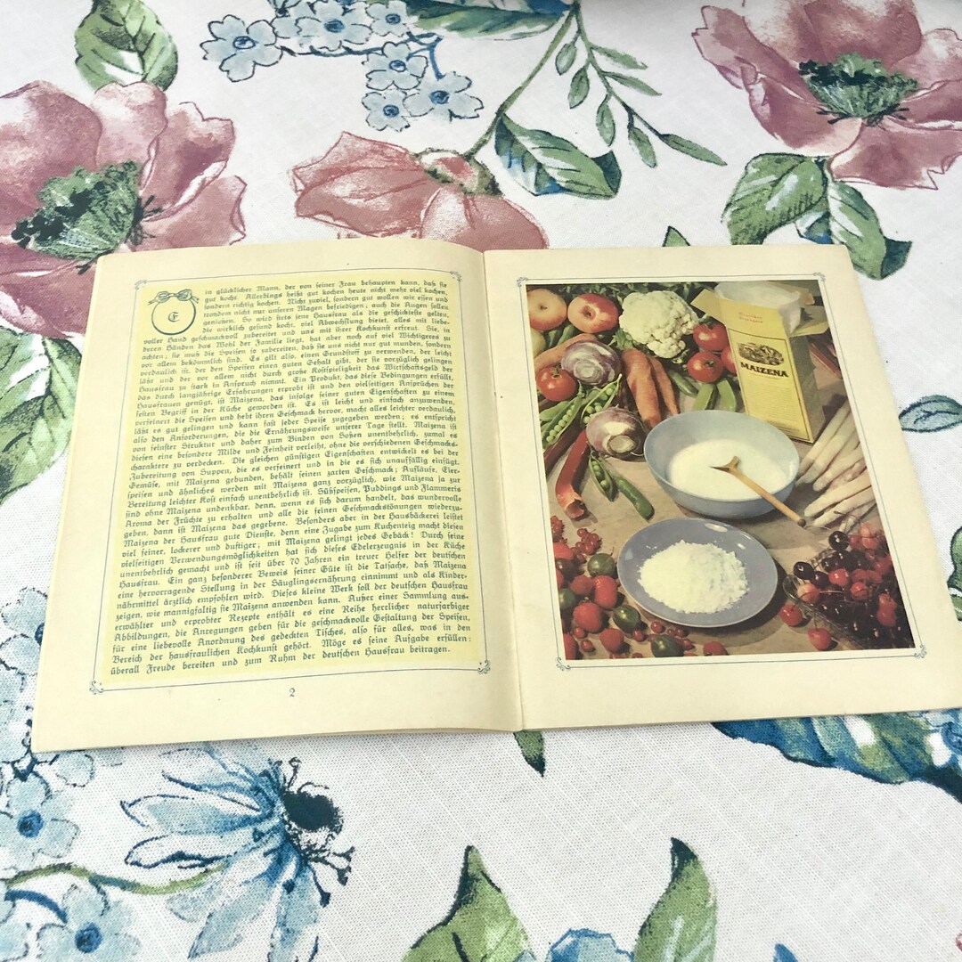 German Cookbook, Vintage - Etsy