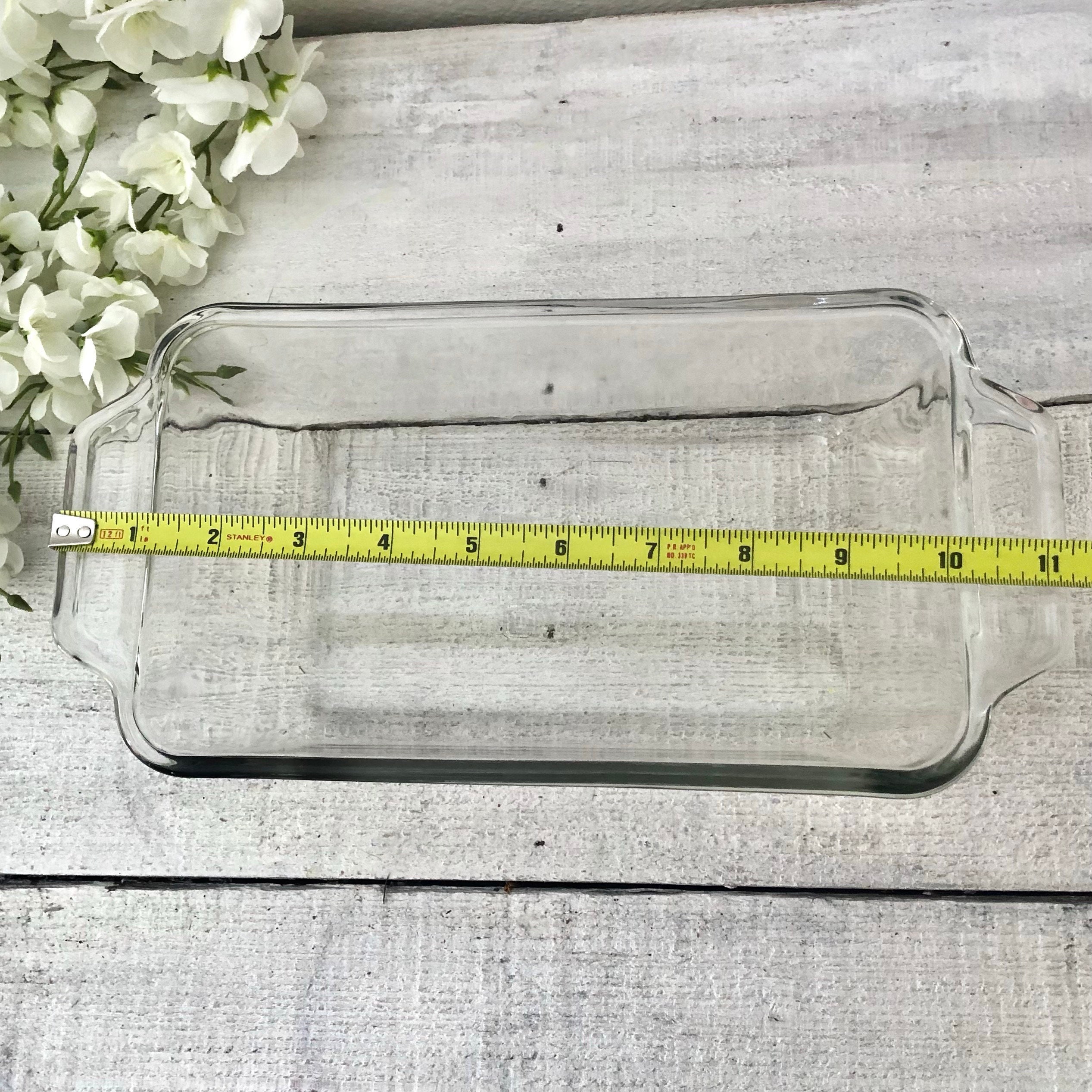 Vintage Anchor Hocking Glass Bread Pan - Etsy