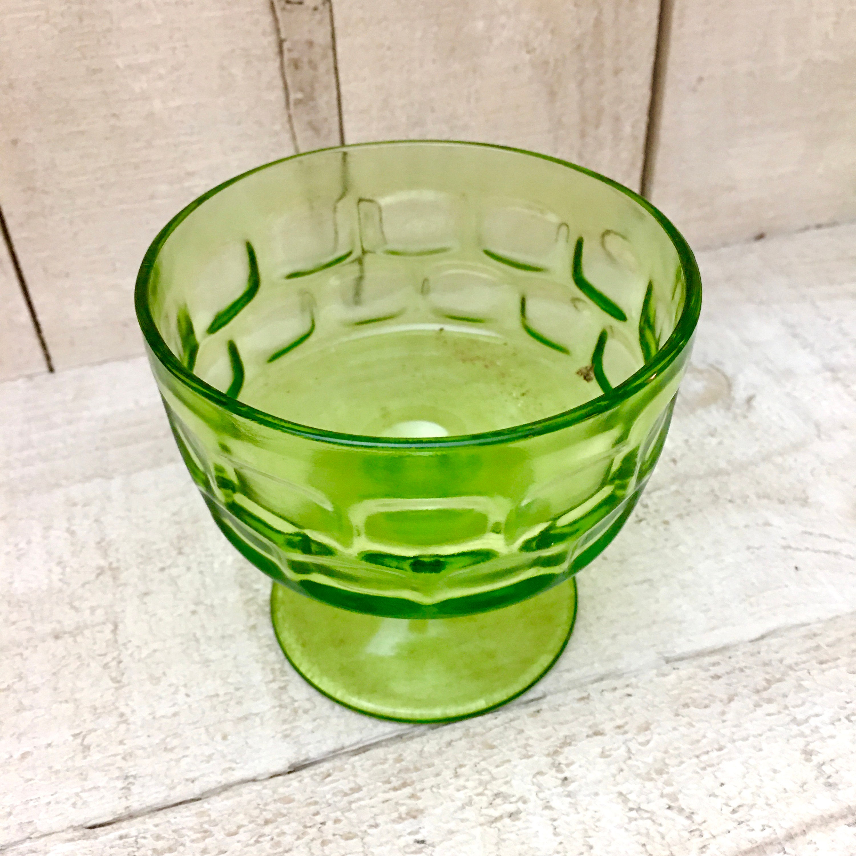 Vintage Federal Glass Colonial Yorktown Sherbet Stemware | Etsy