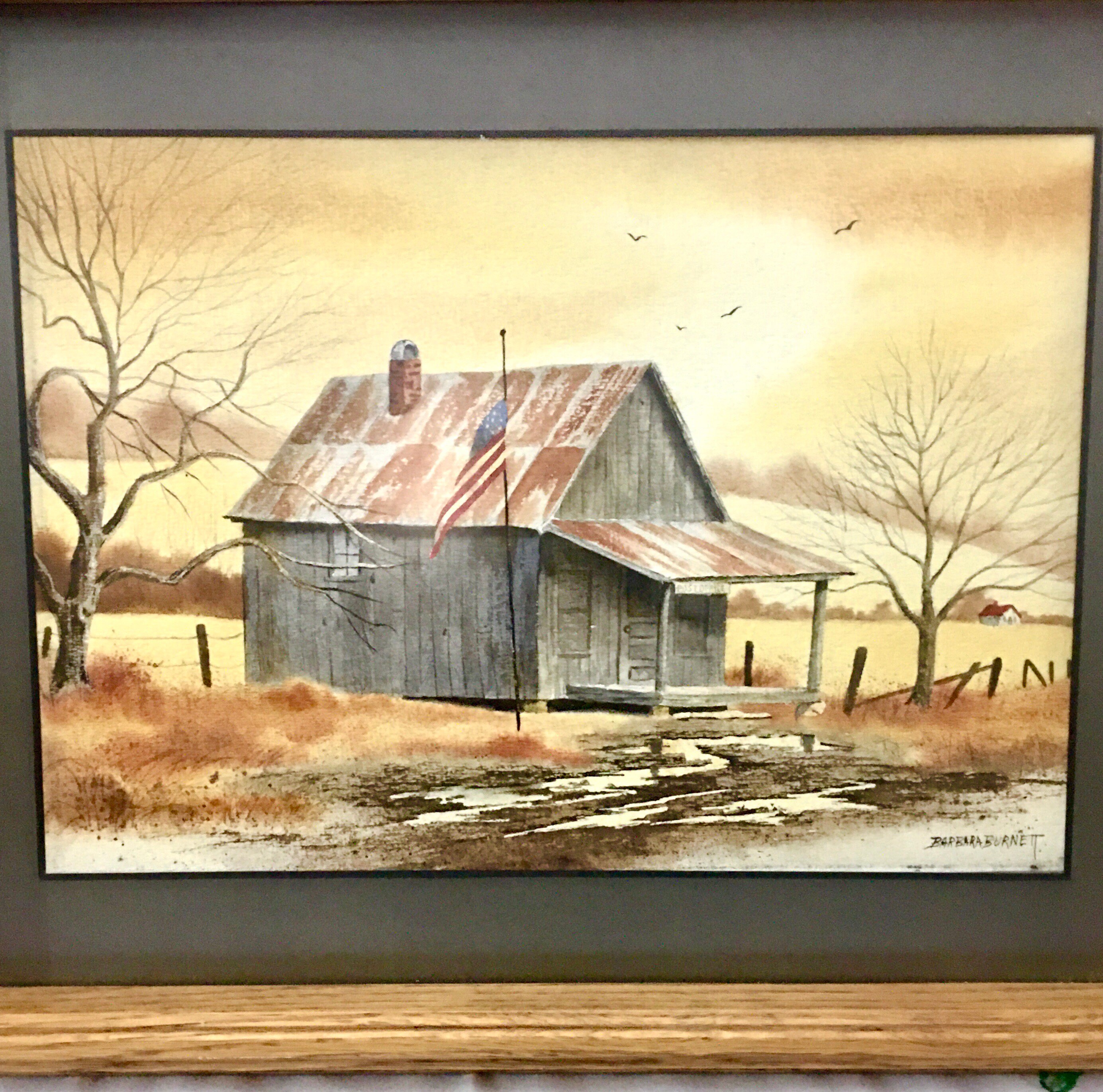 Signed Framed Watercolor Painting - Etsy