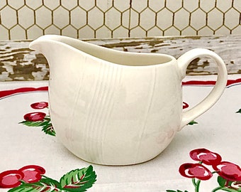 White Cream Pitcher - Etsy