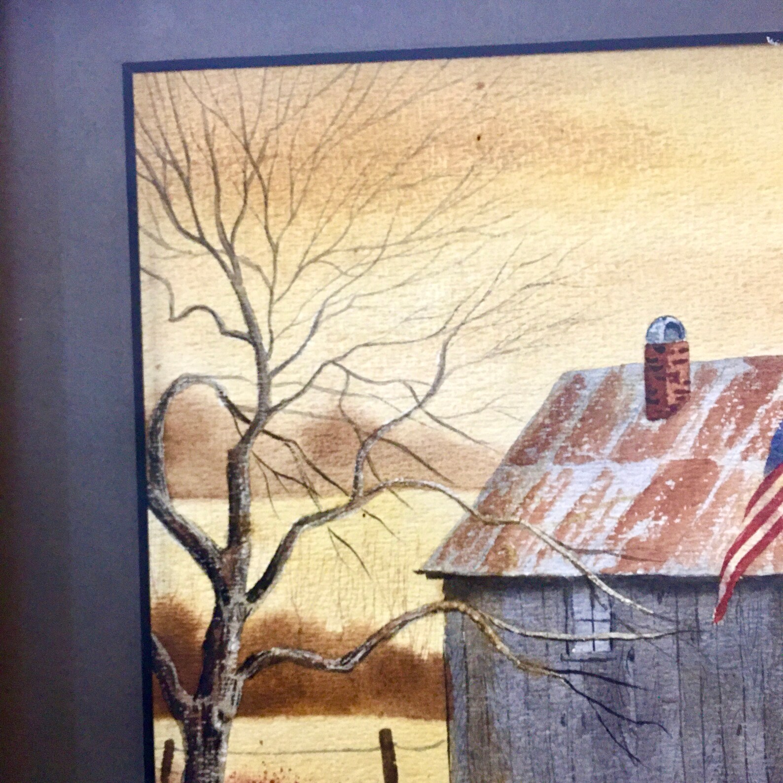 Signed Framed Watercolor Painting - Etsy