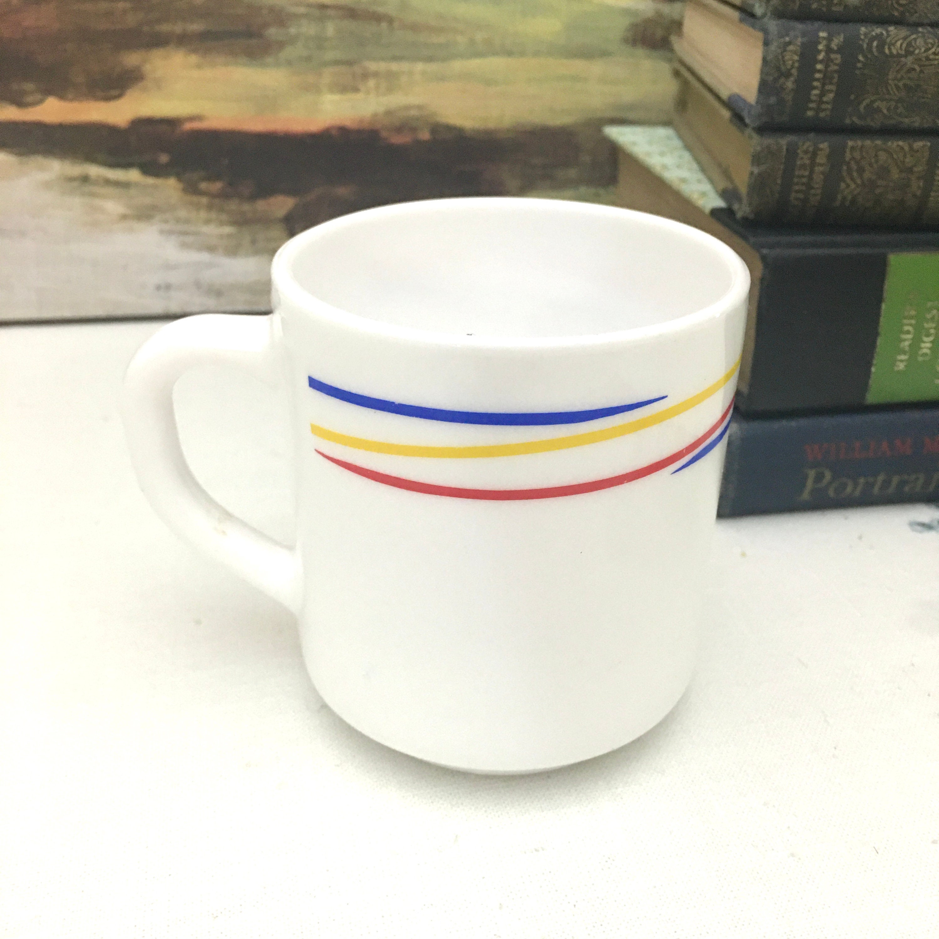 Vintage Arcopal Fireworks Mug France - Etsy