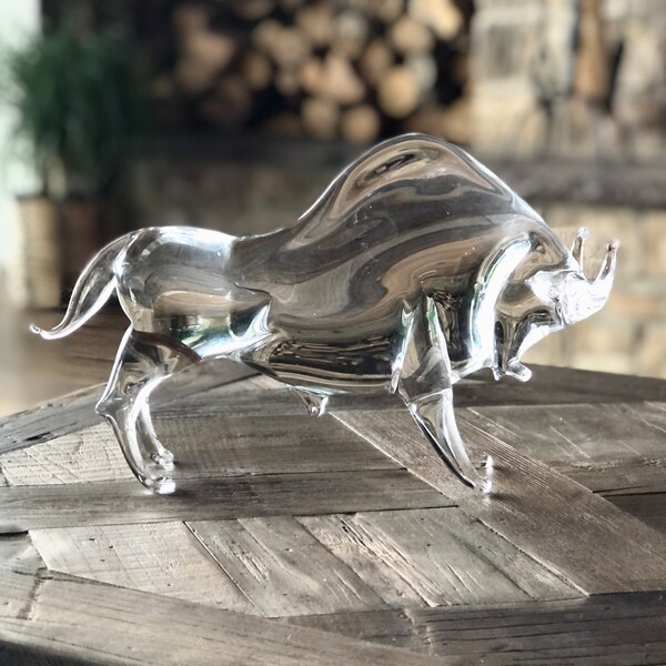 Murano Glass Bull - Etsy