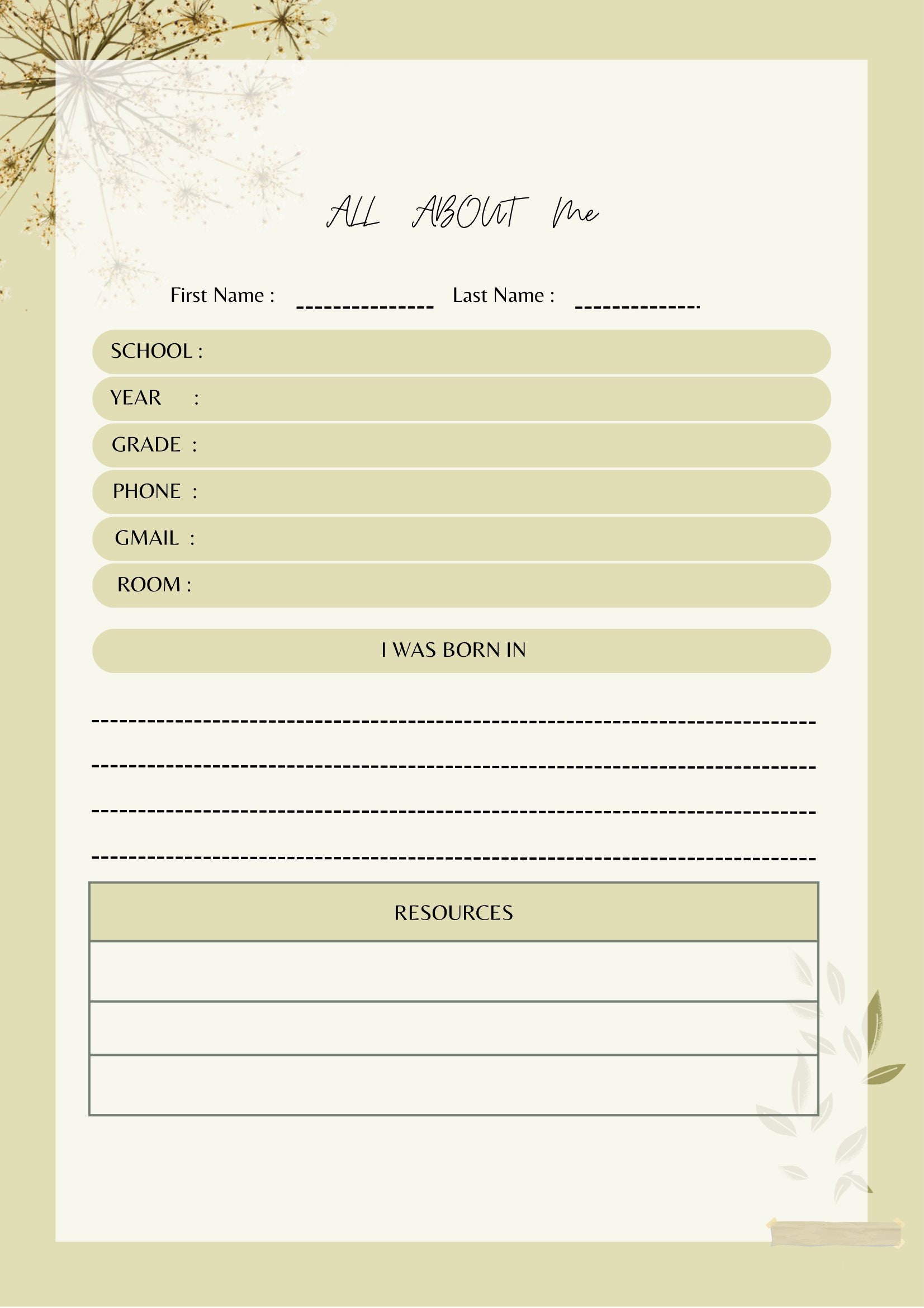 9 Colors Daily Planner Printable, Ultimate Daily Planner, Student ...