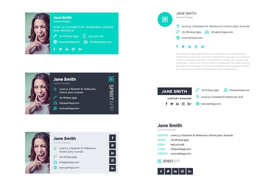 360 Clickable Email Signature Bundle | Clickable Email Signature ...
