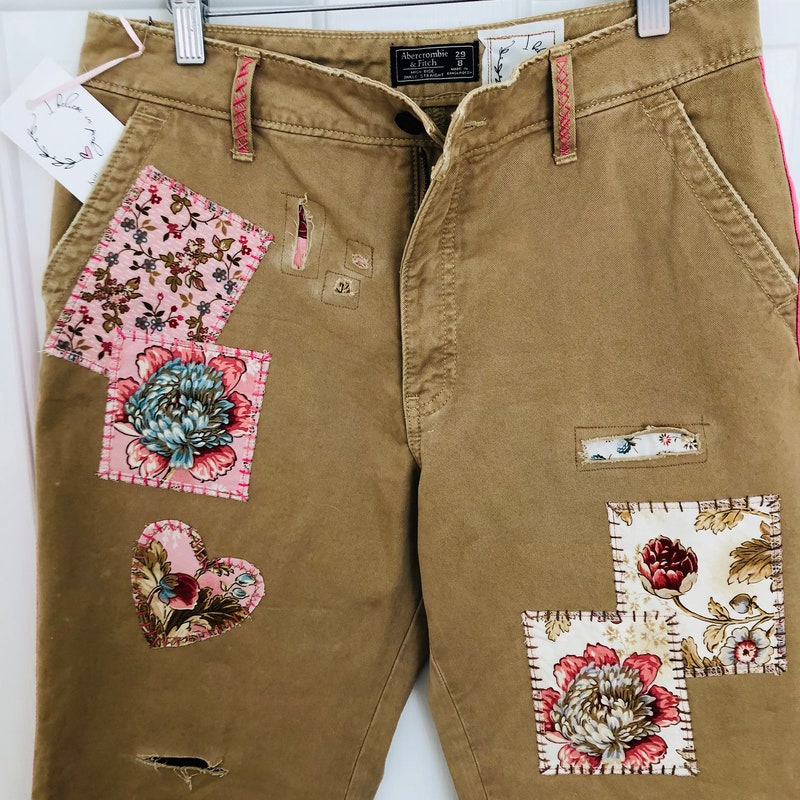 Embroidered Pants - Etsy