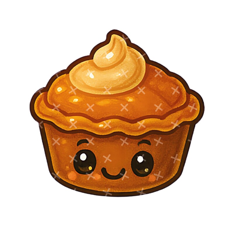 Kawaii Fall Autumn Clipart PNG & JPG Bundle - Etsy
