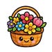 Kawaii Spring Clipart PNG & JPG Bundle - Etsy