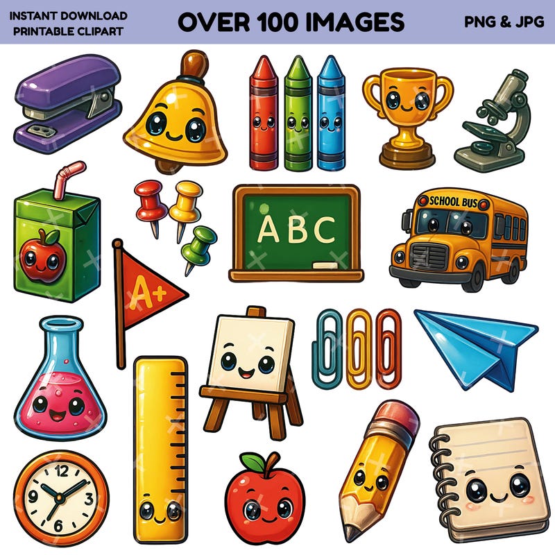 Kawaii School Supply - Etsy