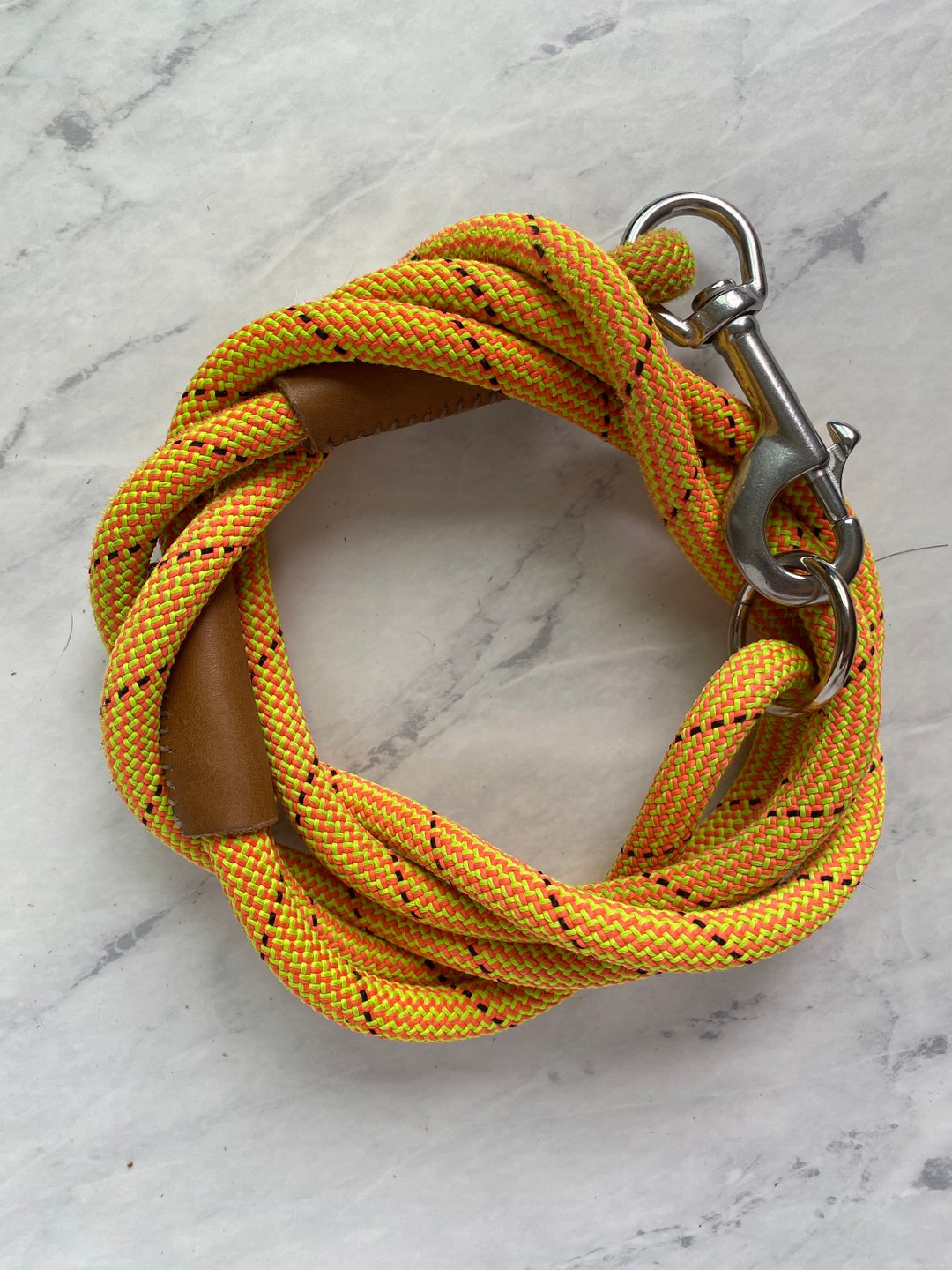 6 Ft Yellow/orange Dog Leash - Etsy