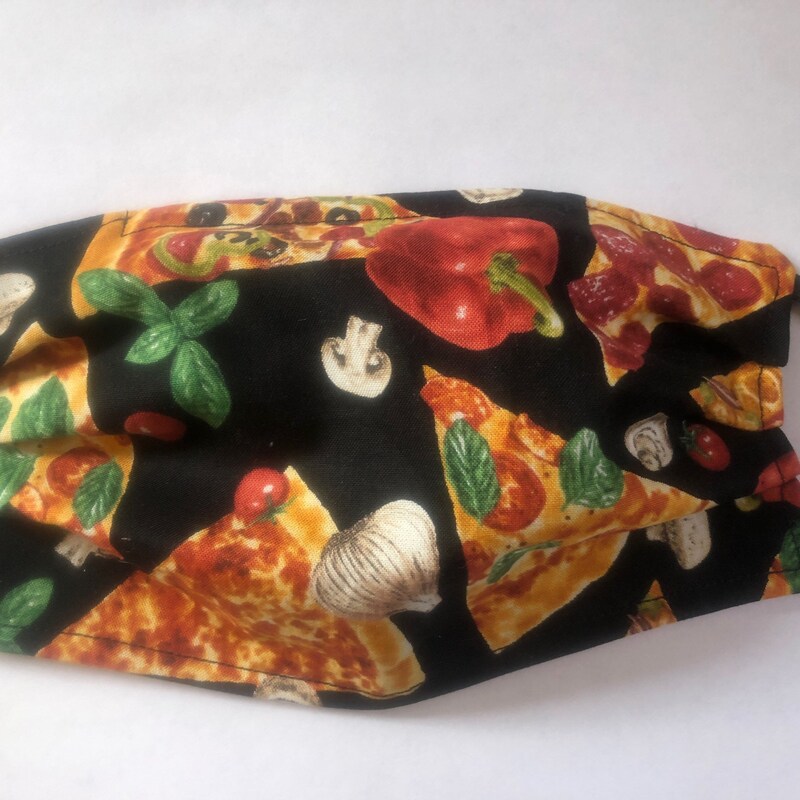 Pizza Face Mask - Etsy