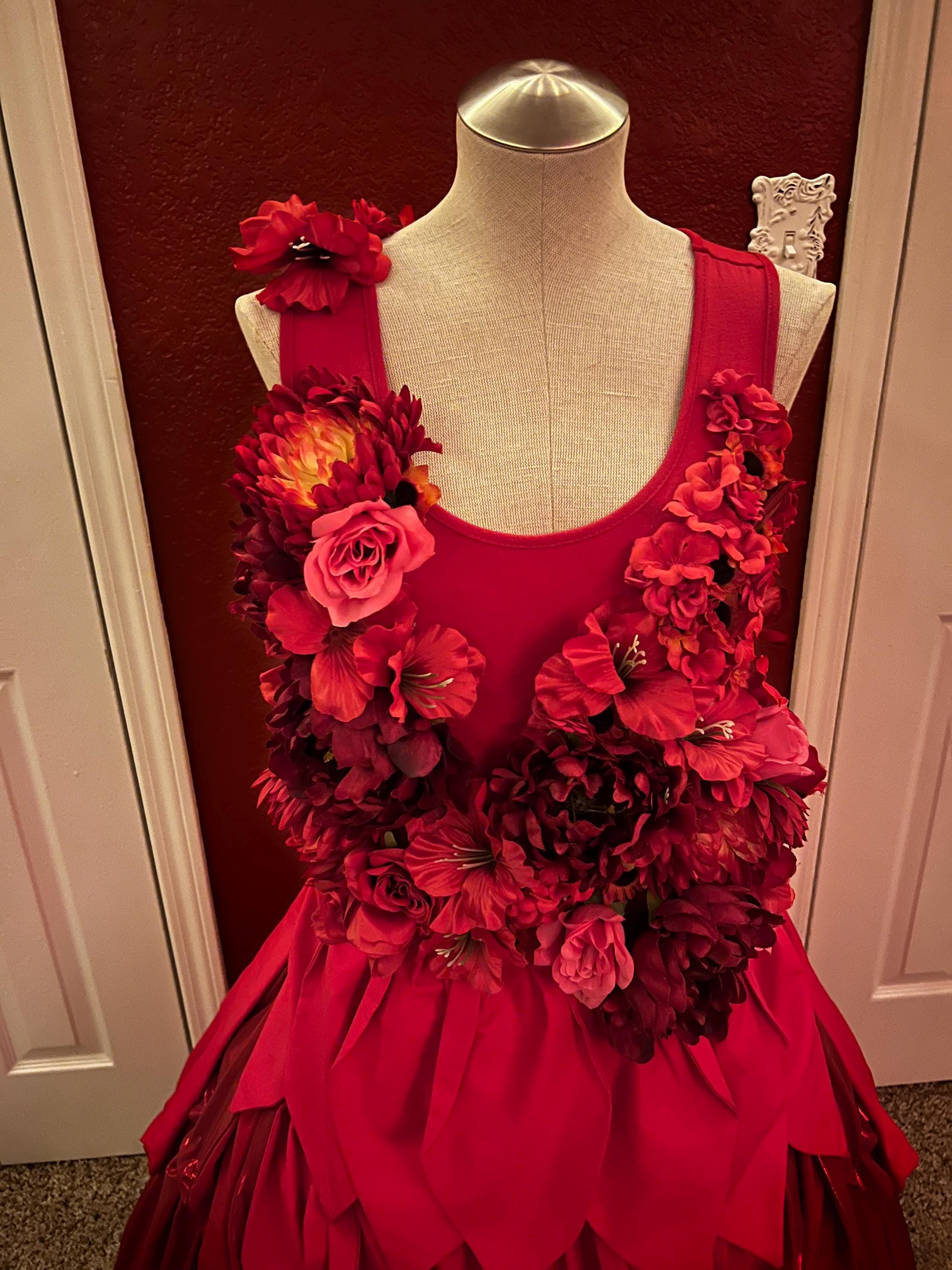 Red Ballgown Belle Cosplay Costume - Etsy