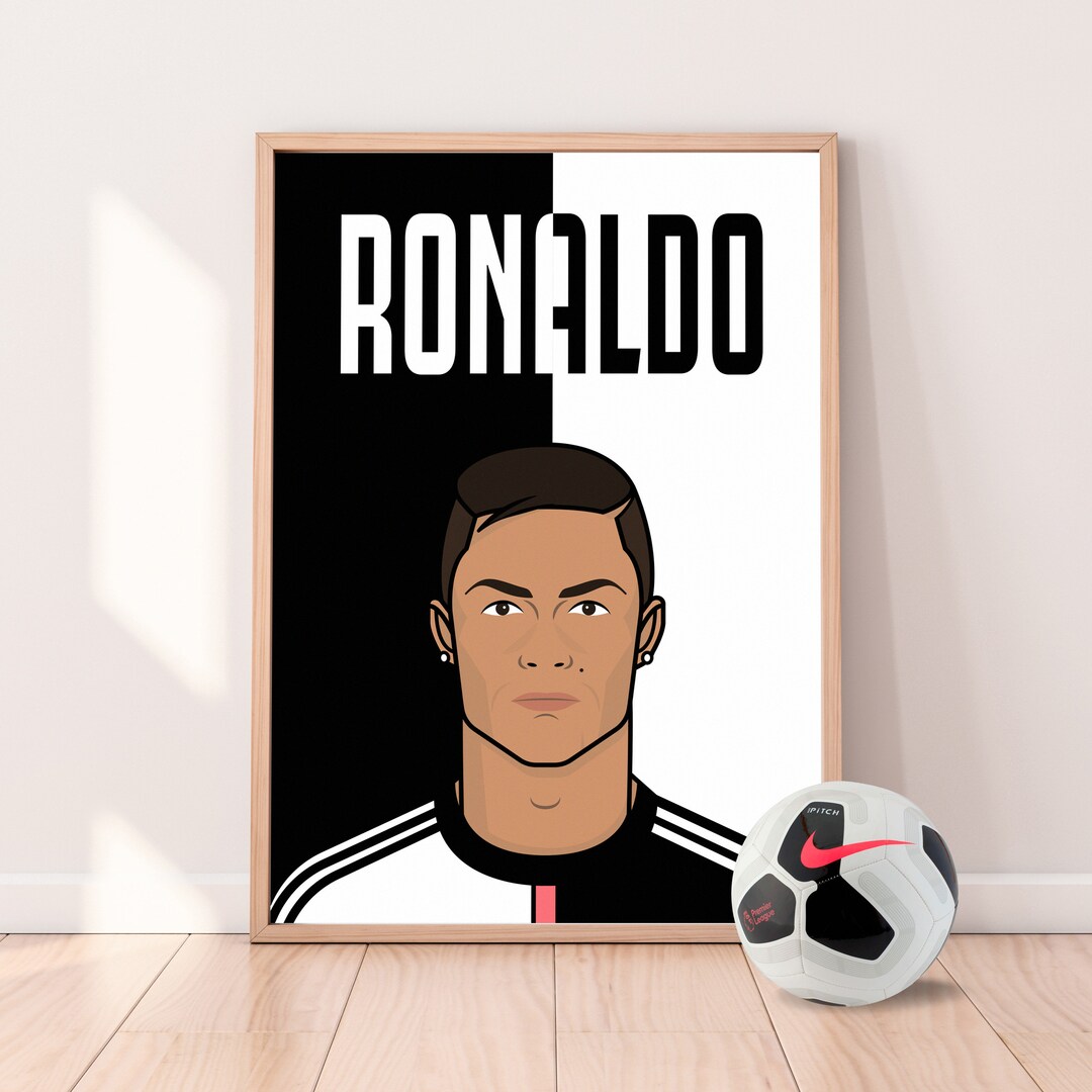 Ronaldo Poster Football Print Ronaldo Print CR7 Print - Etsy