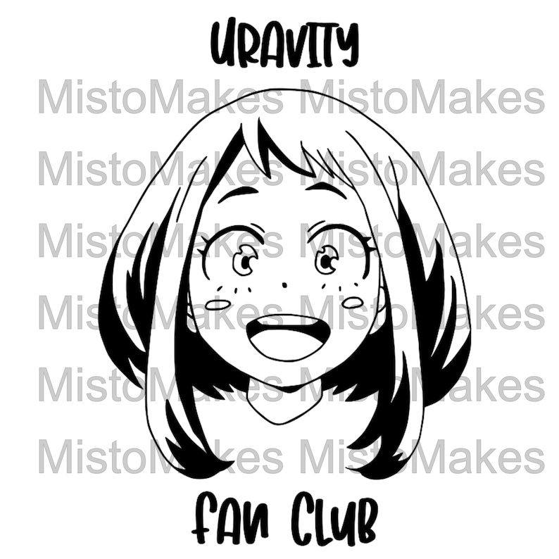 Uraraka "uravity" Ochako SVG - Etsy