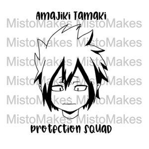 Amajiki Tamaki SVG - Etsy