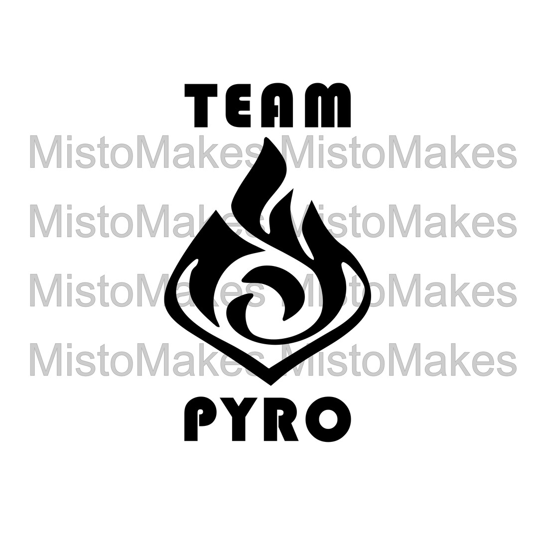 Team Pyro SVG - Etsy