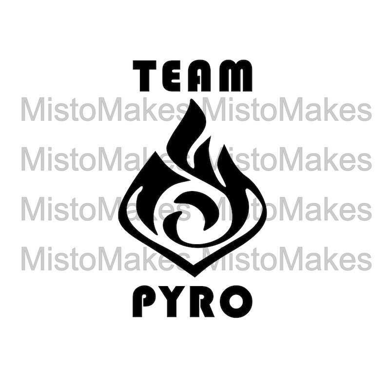 Team Pyro SVG - Etsy