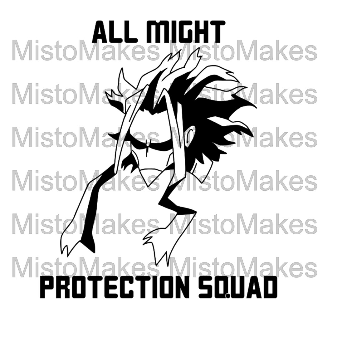 All Might SVG - Etsy