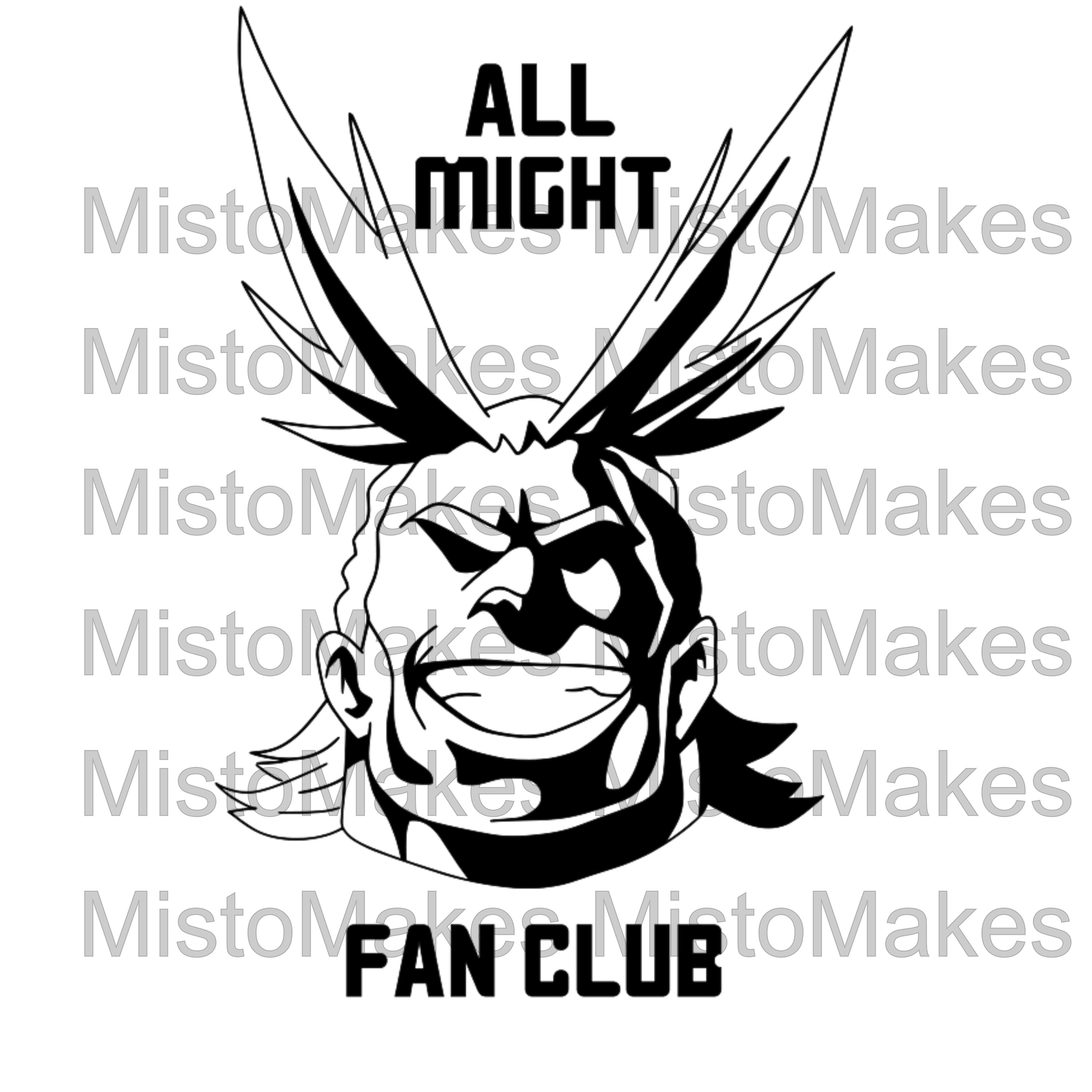 All Might SVG - Etsy