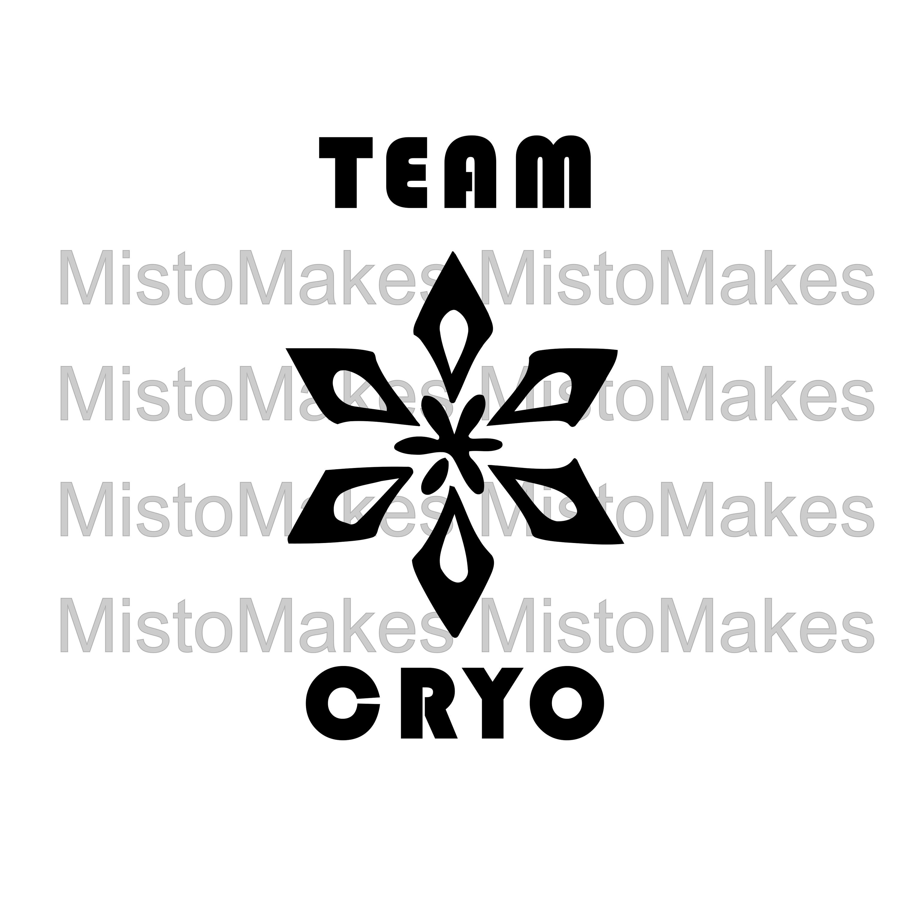 Team Cryo SVG - Etsy