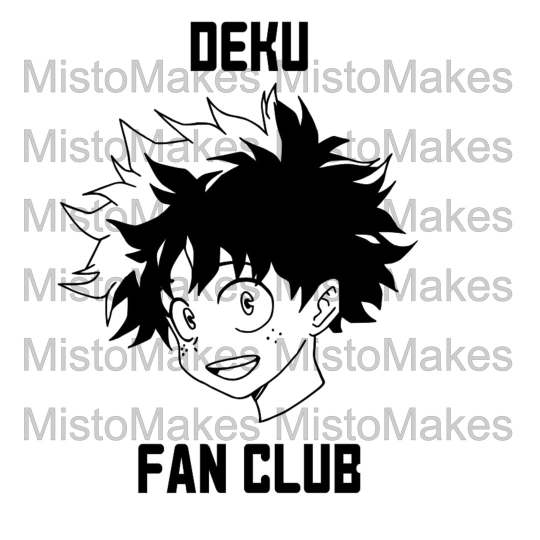 Midoriya "deku" Izuku SVG - Etsy
