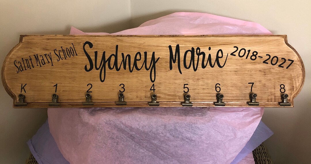 Customized School Picture Display - Etsy