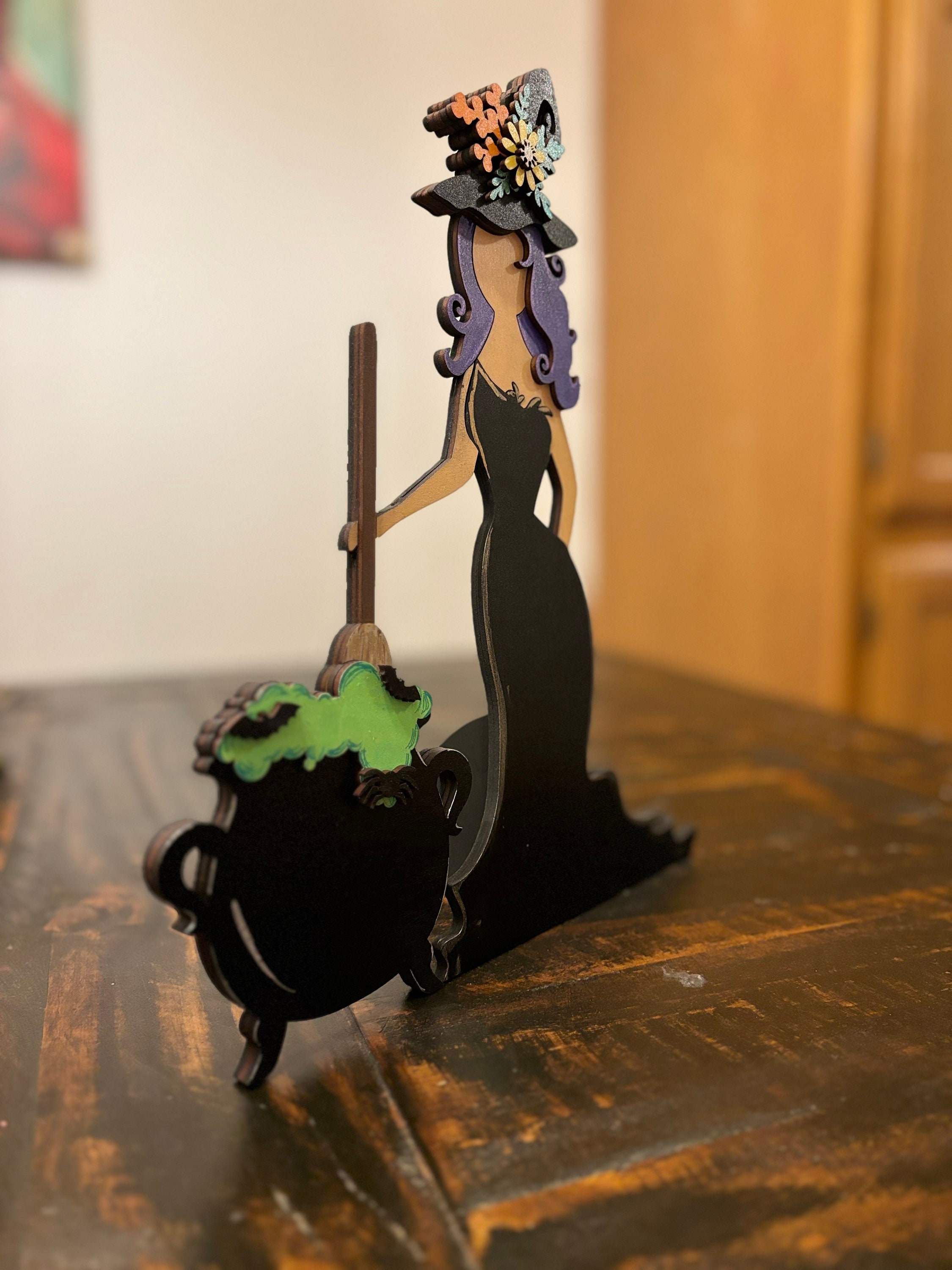 Cauldron Witch Halloween Decor Spooky Witchy Horror - Etsy