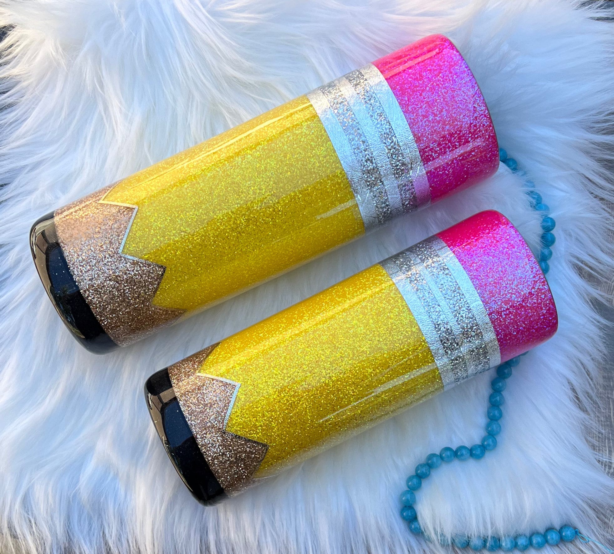 Pencil Glitter Tumbler - Etsy