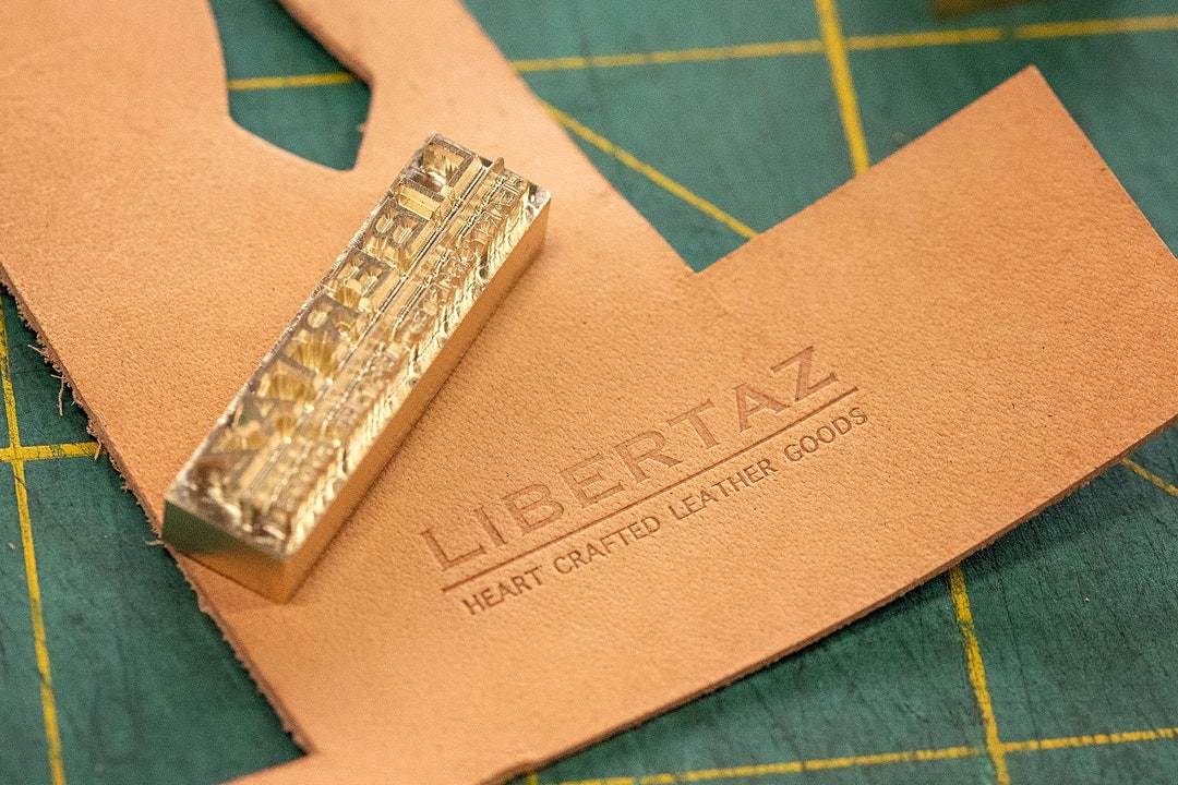 Leather Embossing Service: Custom Initial/logo Stamping - Etsy