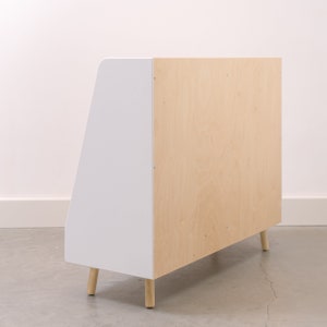 Montessori White Open Type Kids Toy Shelf for Book Storage - Etsy