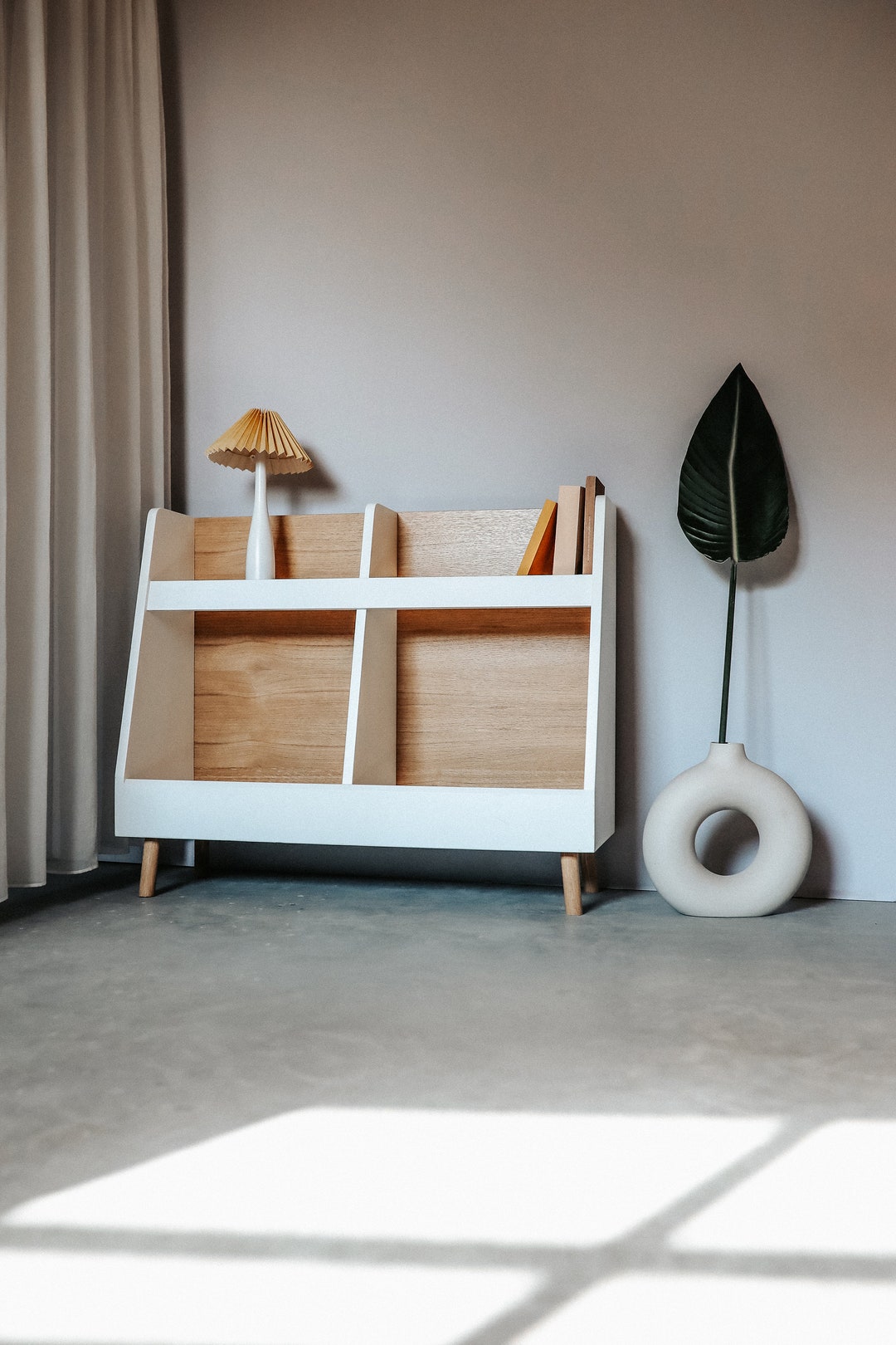 Kids Storage Shelves, Toy Shelf Storage in White, Kids Bookshelf ...