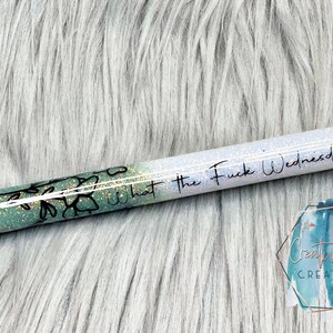 Curse Word Floral Pens, Days of the Week Pen, Swear Word Pen, Ombre ...